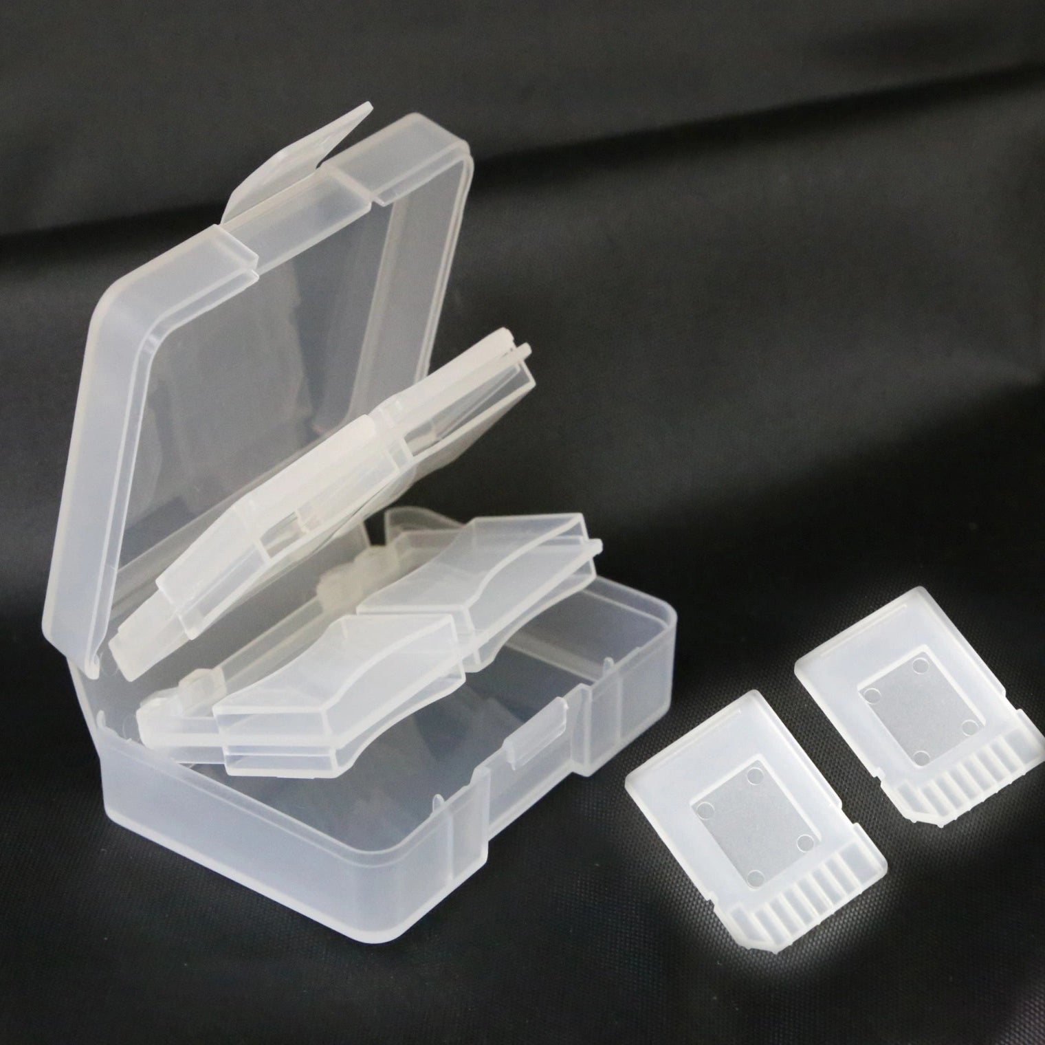 Portable Hard Plastic Storage Case for 8 SD & 2 Micro-SD Memory Ca ...