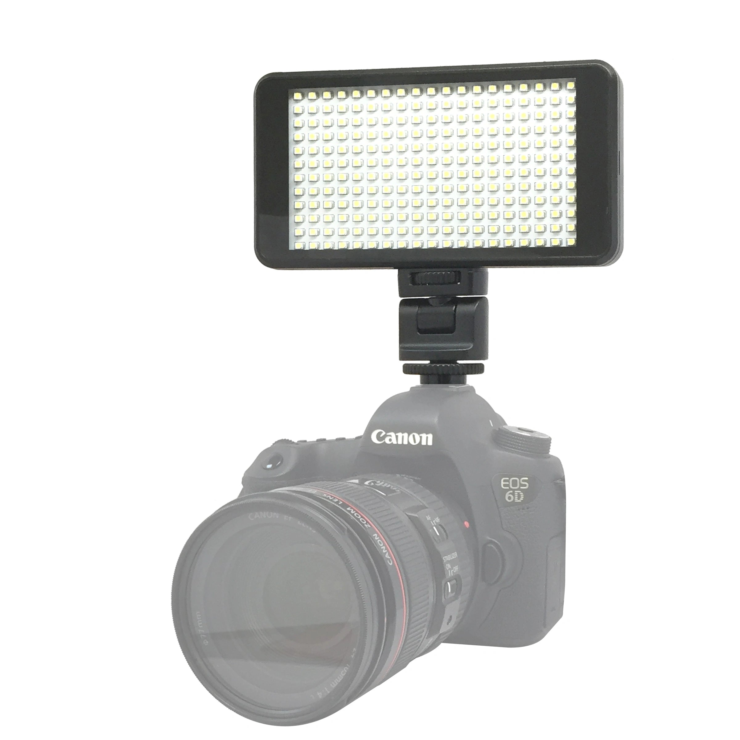 Ultra-Slim Series LED On-Camera Video Rechargeable Lights LED-230 Kit ...